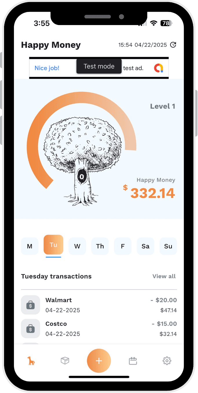 Happy budgeting starts here, free app - The Happy Giraffe